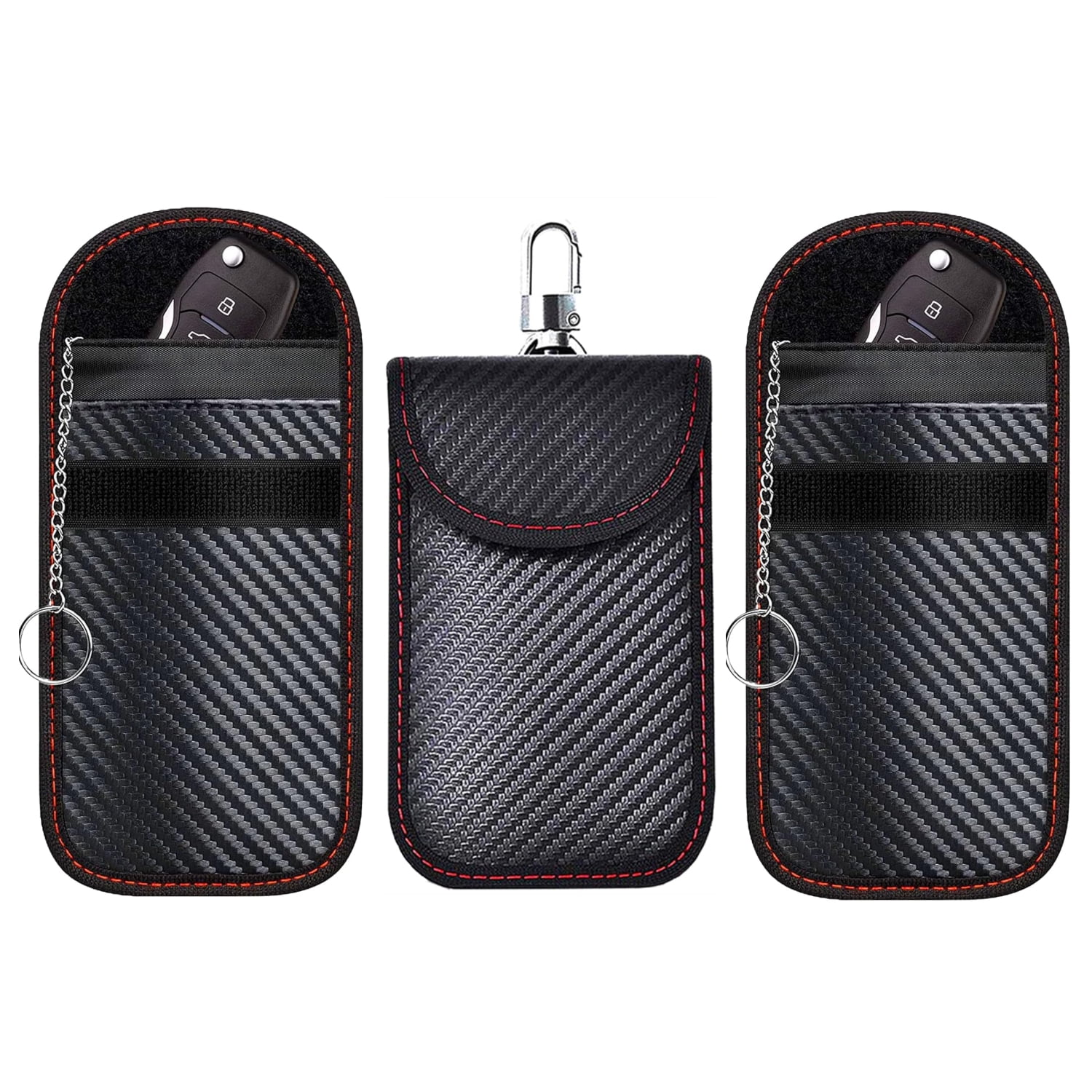 Artryli 3Pcs Faraday Pouch for Car Keys, Car Signal Blocking Holder ...