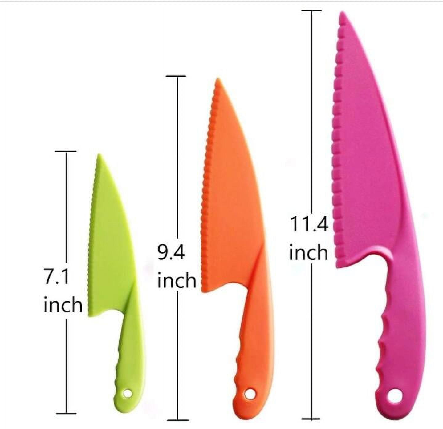 Artrylin 3 Pieces kids Safe Knife &Vegetable Cutters Set, Firm Grip ...