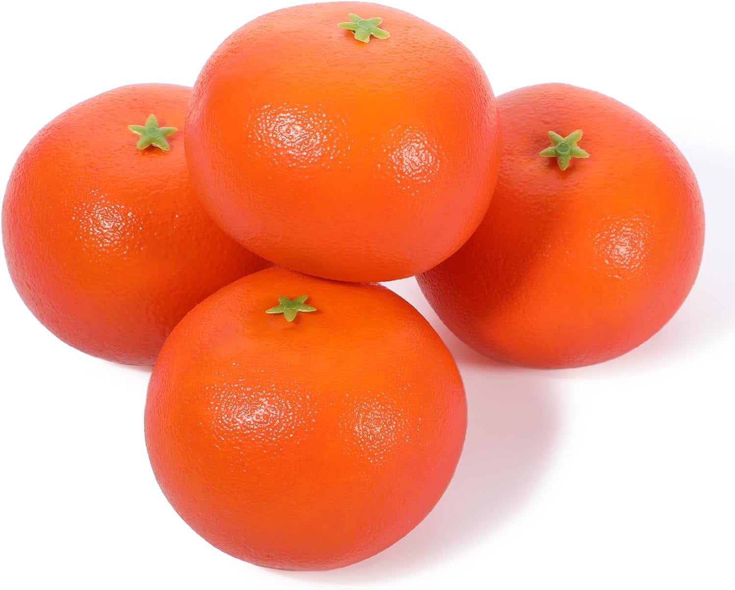 Artrylin 4Pcs Fake Oranges, Artificial Fruits for Decoration Lifelike ...