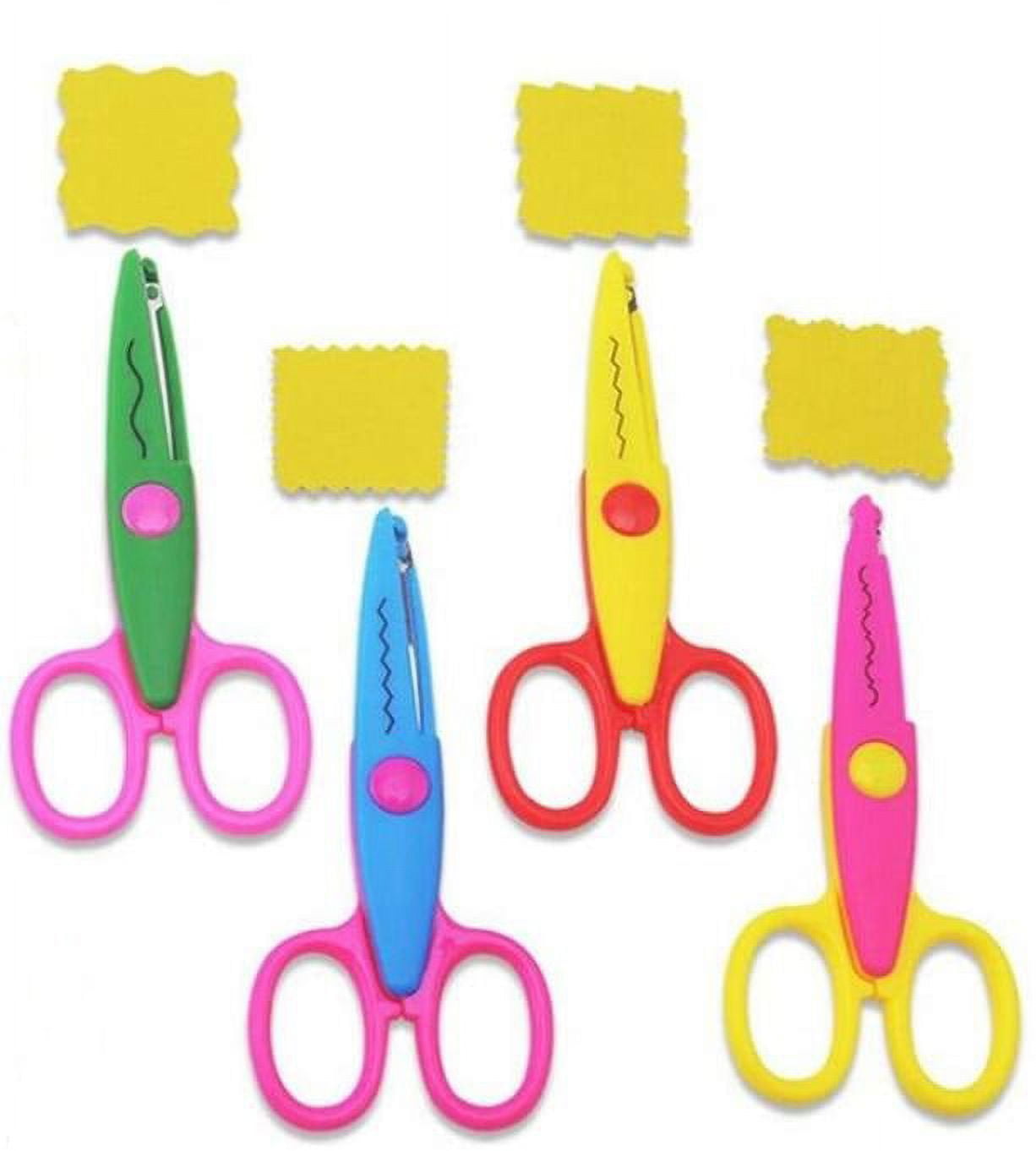 Artrylin Craft Scissors Set, 4PCS Decorative Paper Edge Scissors ...