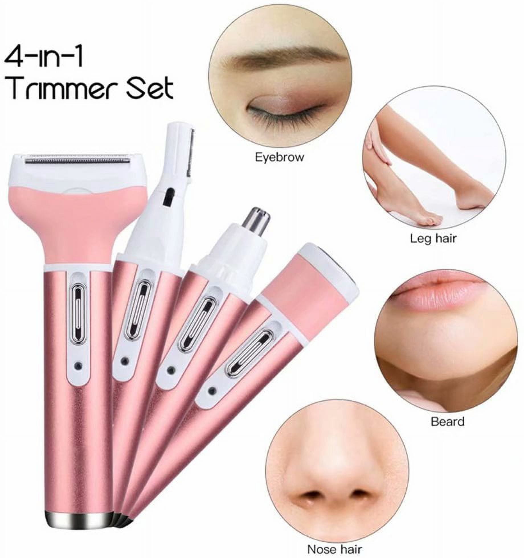 Artrylin Electric Shaver 4 in 1 Rechargeable Hair Trimmer Women Hair ...