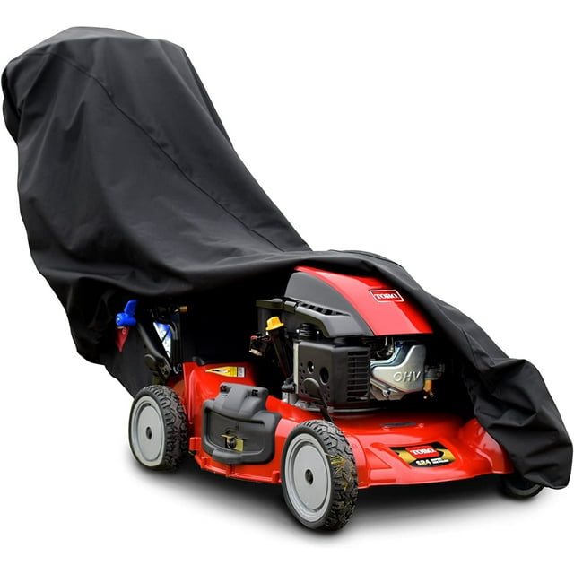 Artrylin Lawn Mower Covers,Mower Cover with Drawstring,Heavy Duty ...