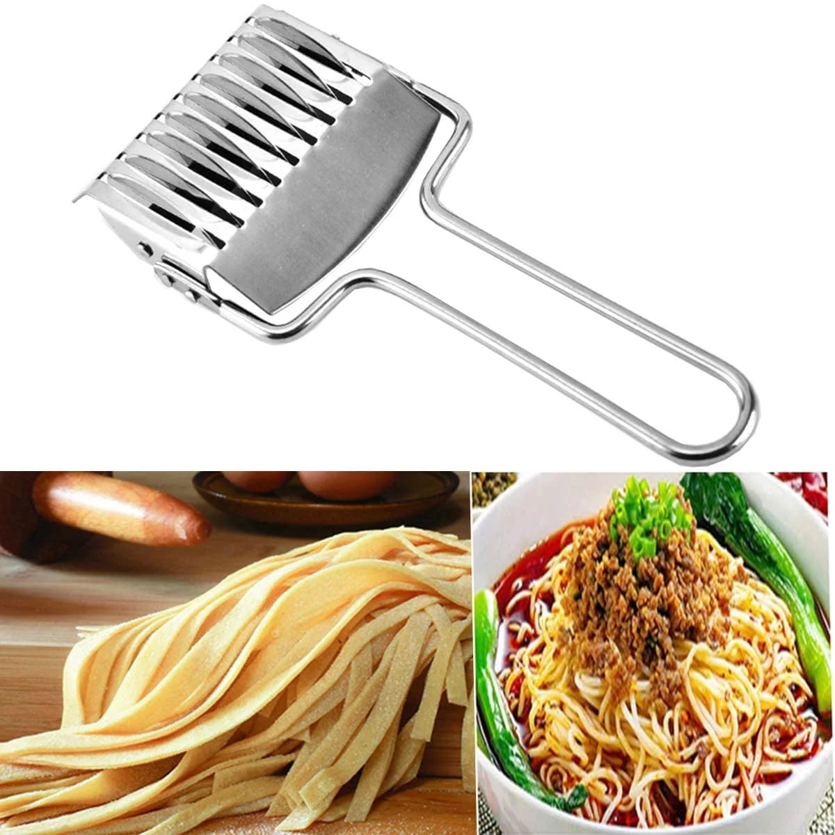 Artrylin Stainless Steel Pasta Spaghetti Maker,Noodle Cutter,Noodle ...