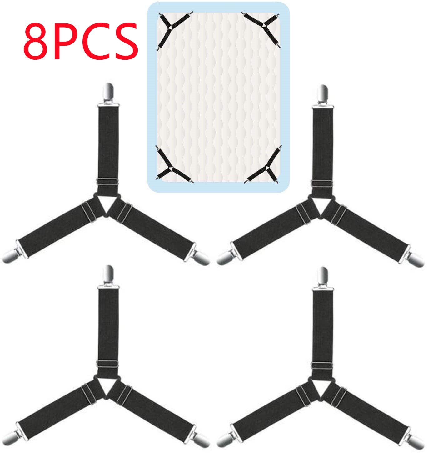 Artrylin Triangle Sheets Grippers Bed Mattress Sheet Clips Straps ...