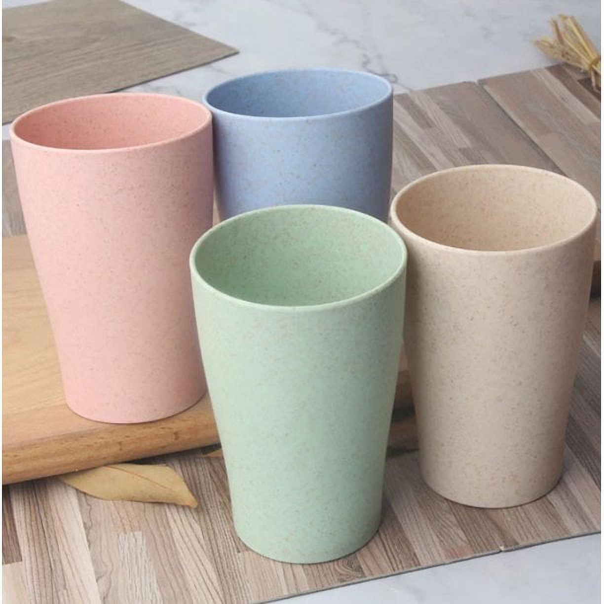 Artrylin Wheat Straw Water Cup Multi-Functional Coffee Plastic Cup ...
