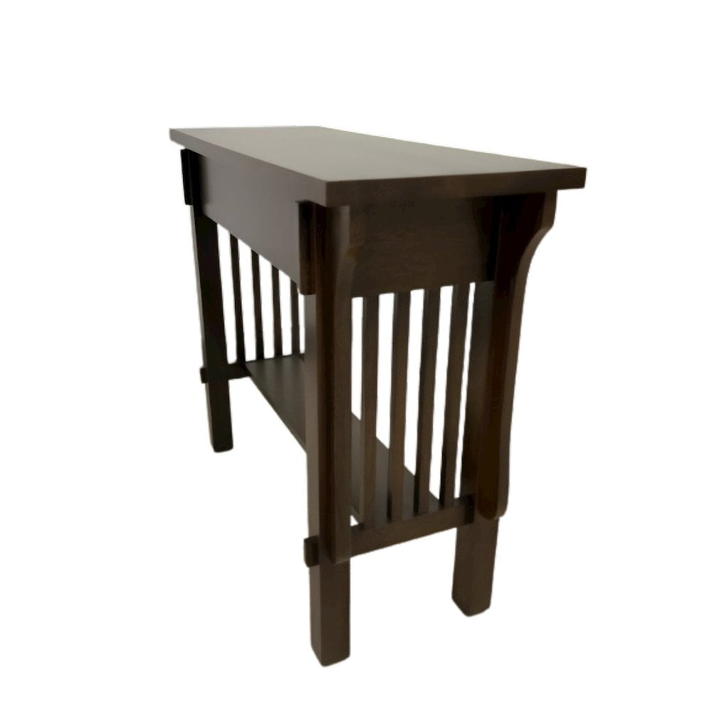 Arts & Crafts Crofter Console Table - Walnut - Walmart.com