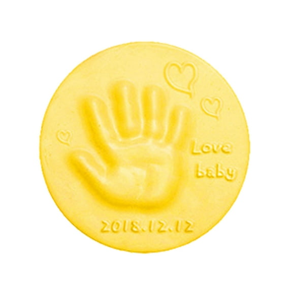 Arts Crafts DIY Baby Handprint Footprint Kit with Soft Clay Foam ...