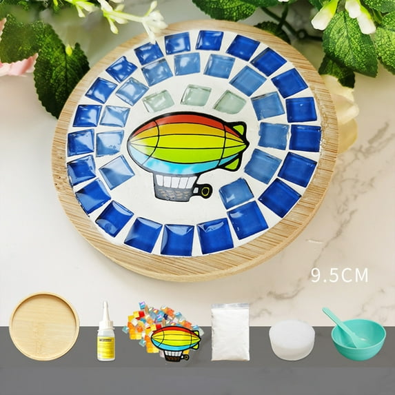 Arts & Crafts & DIY Toys - Glass Wooden Crafts for Adults - Mixed Color ...