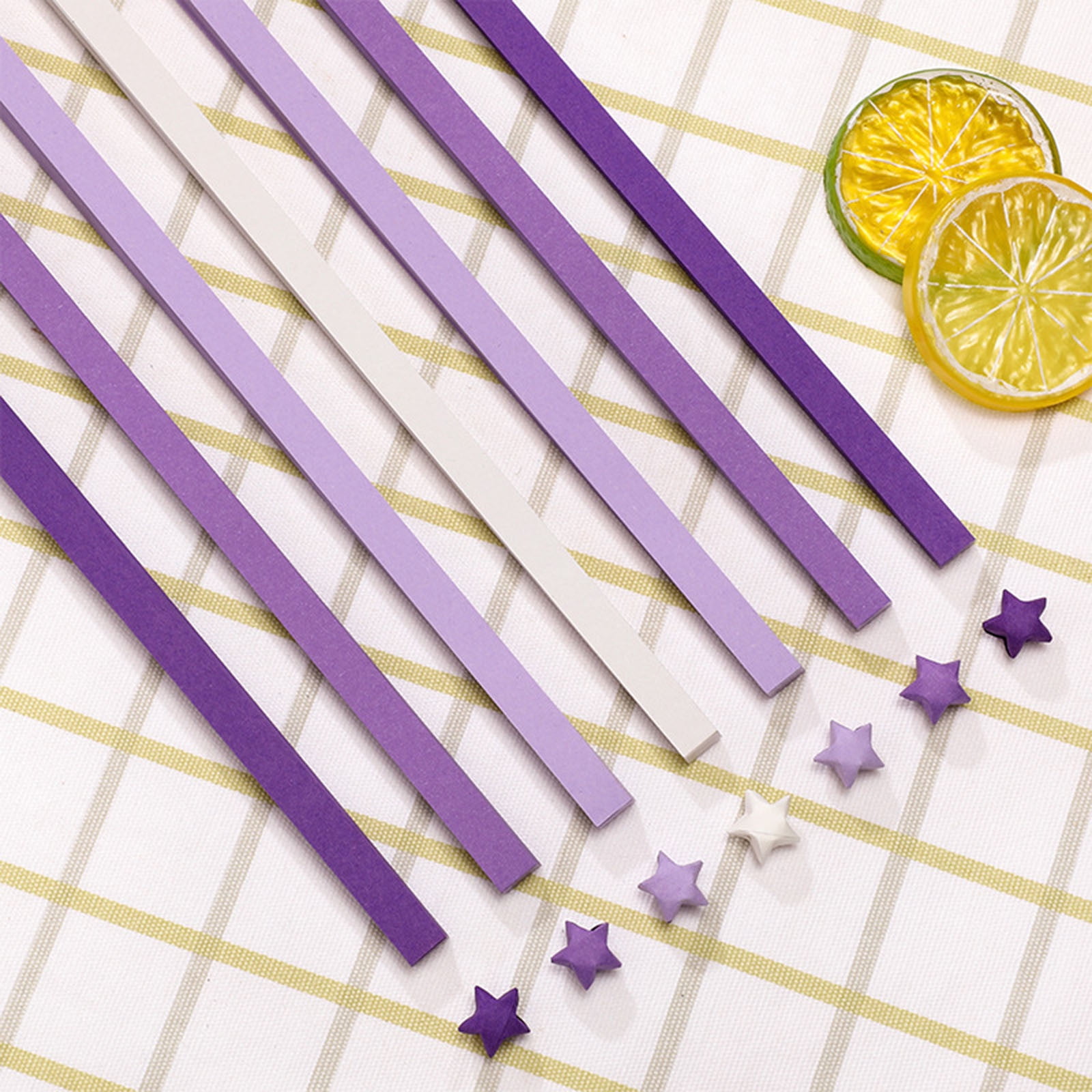 540 Sheets Double Colorful Star Decoration Folding Paper Strips for DIY ...