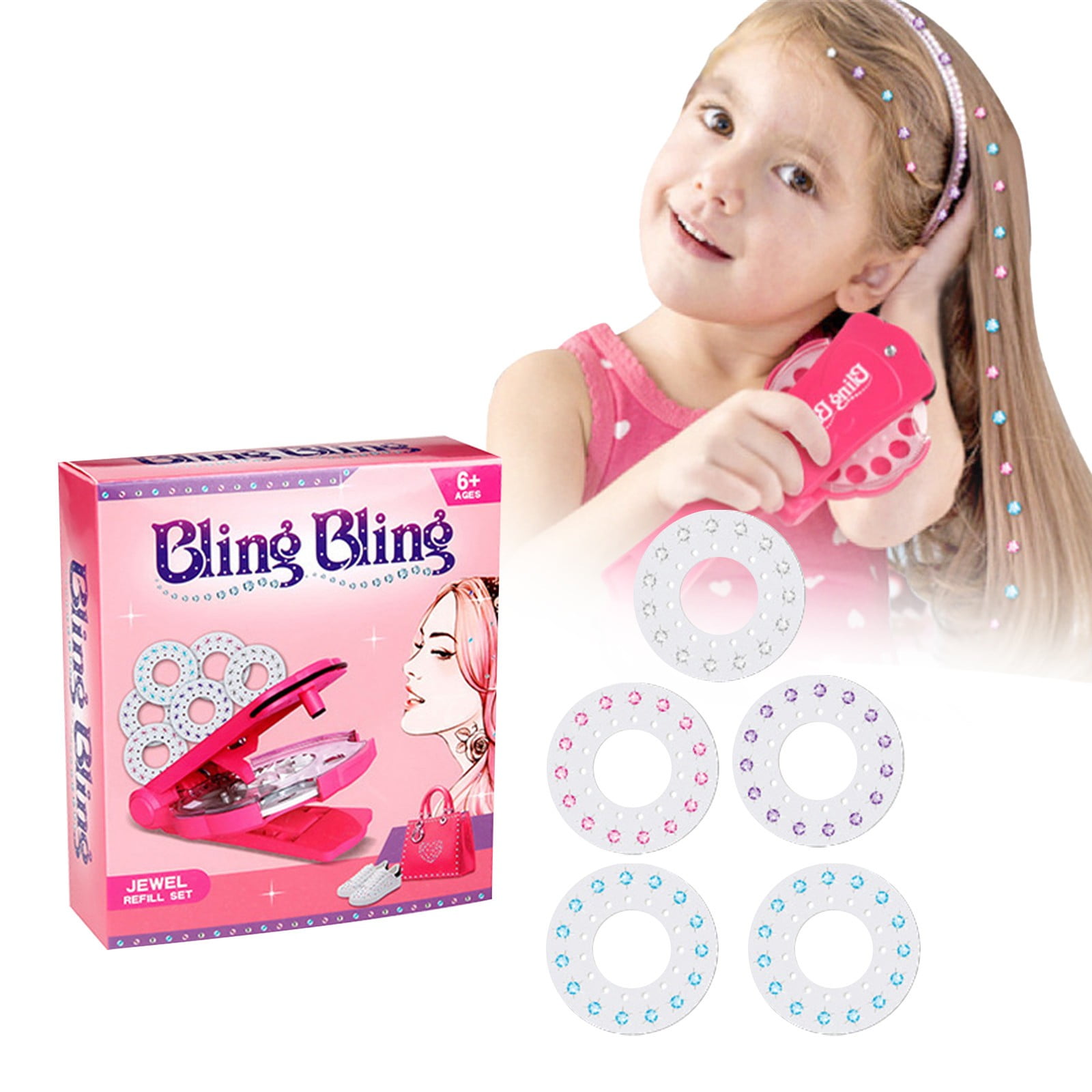 Arts Diy Toys, Magic Drill Machine Bright Diamond Decoration 1 Nail ...