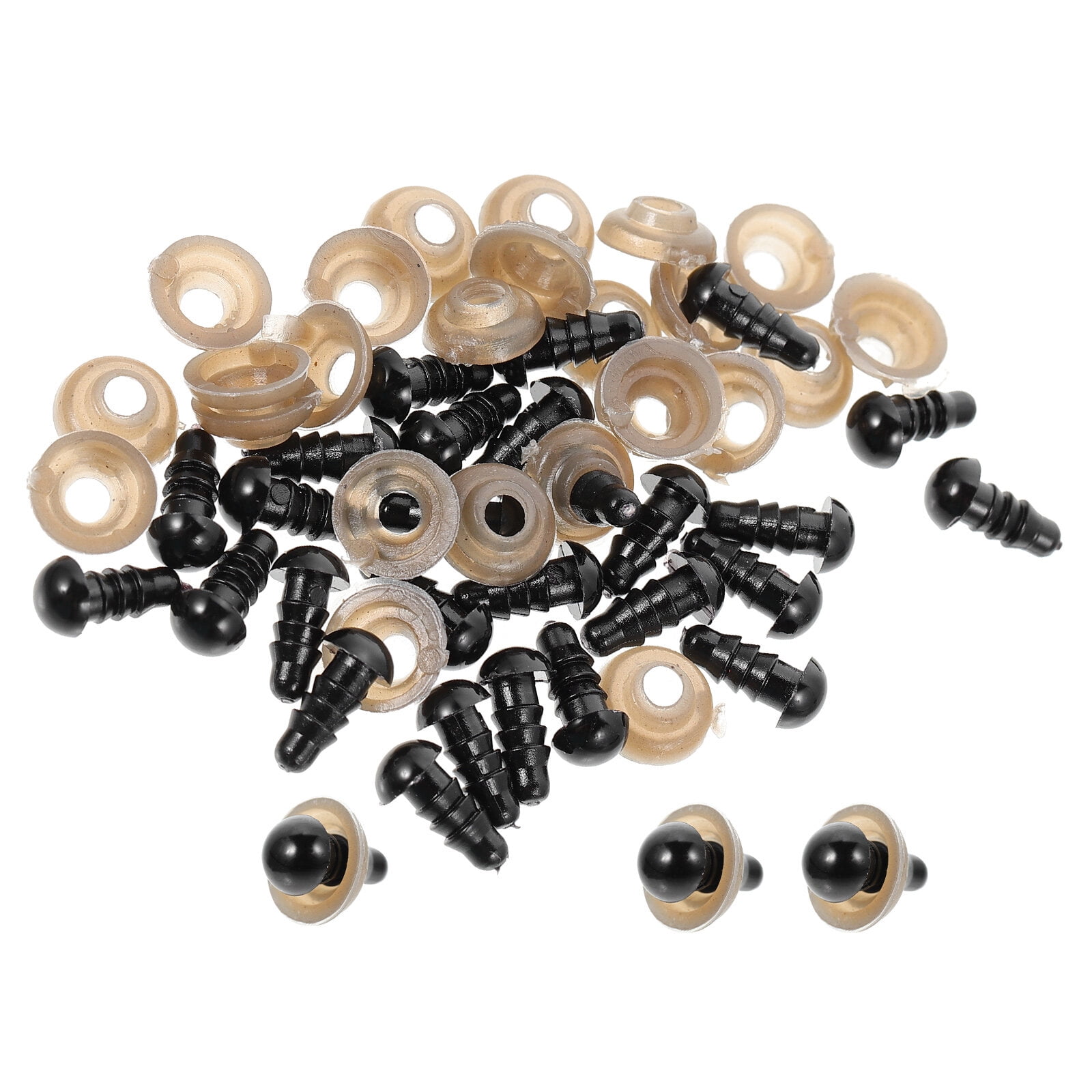 Arts and Crafts for Kids Thread Eye Black Baby Doll Puppet Eyes Safety ...