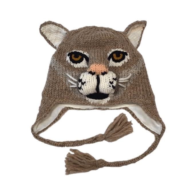 Arts of Ecuador Youth Size Cougar Hat, 19 Inch in Circumference and ...