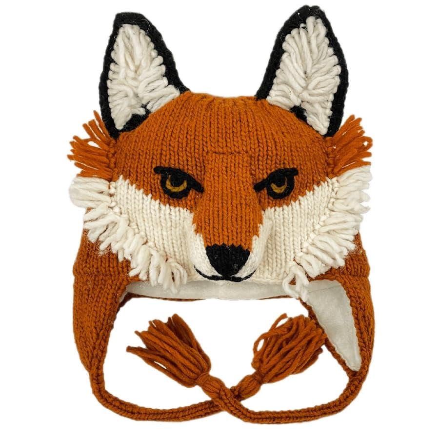 Arts of Ecuador Youth Size Red Fox Hat, 19 Inch in Circumference and ...