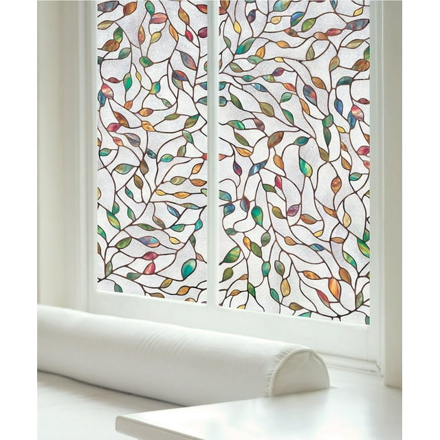 Artscape 02-3021 New Leaf Window Film, 24" x 36", Multi Color - Walmart.com