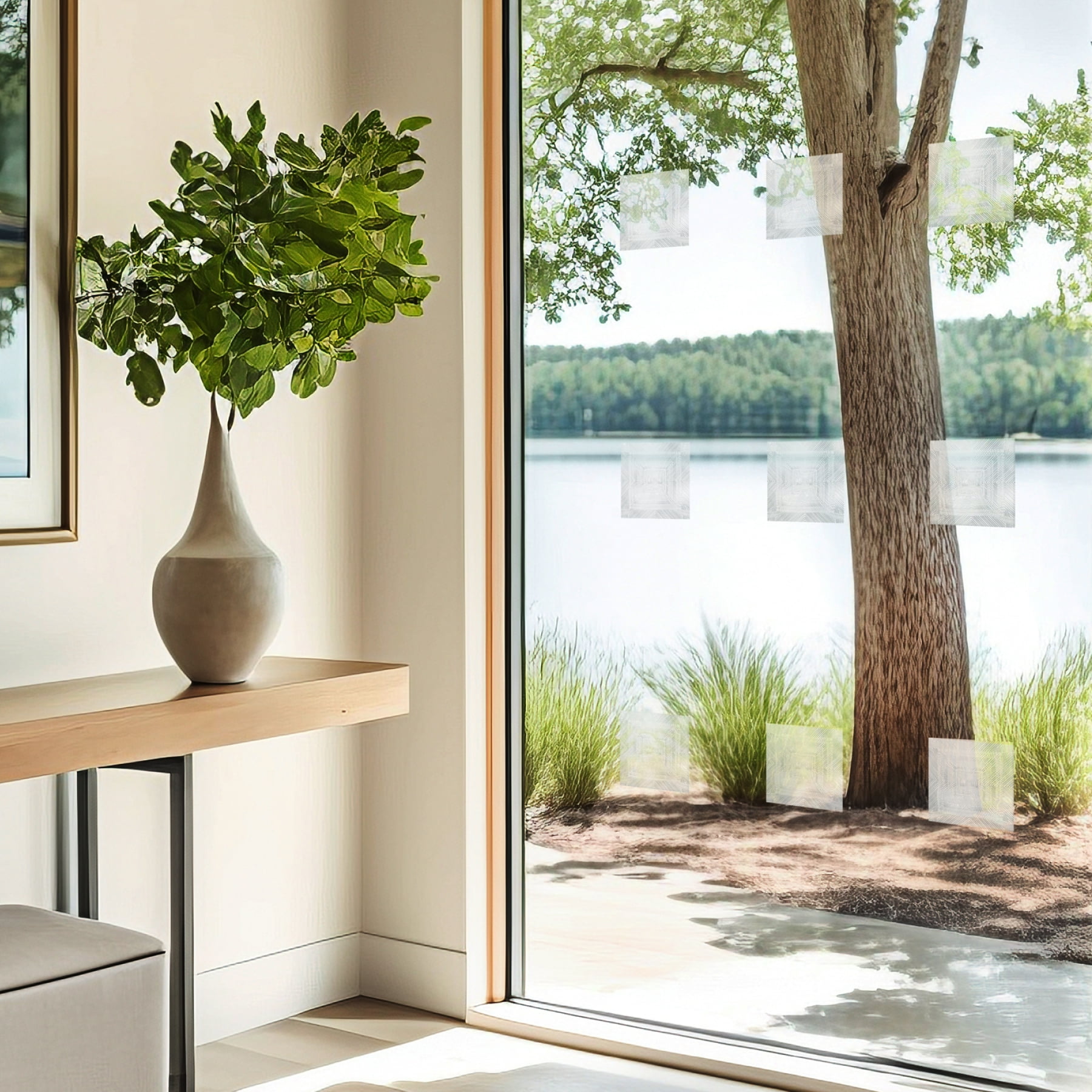 Artscape Bird's Eye View 4" x 4" Window Film Bird Deflector - Walmart.com