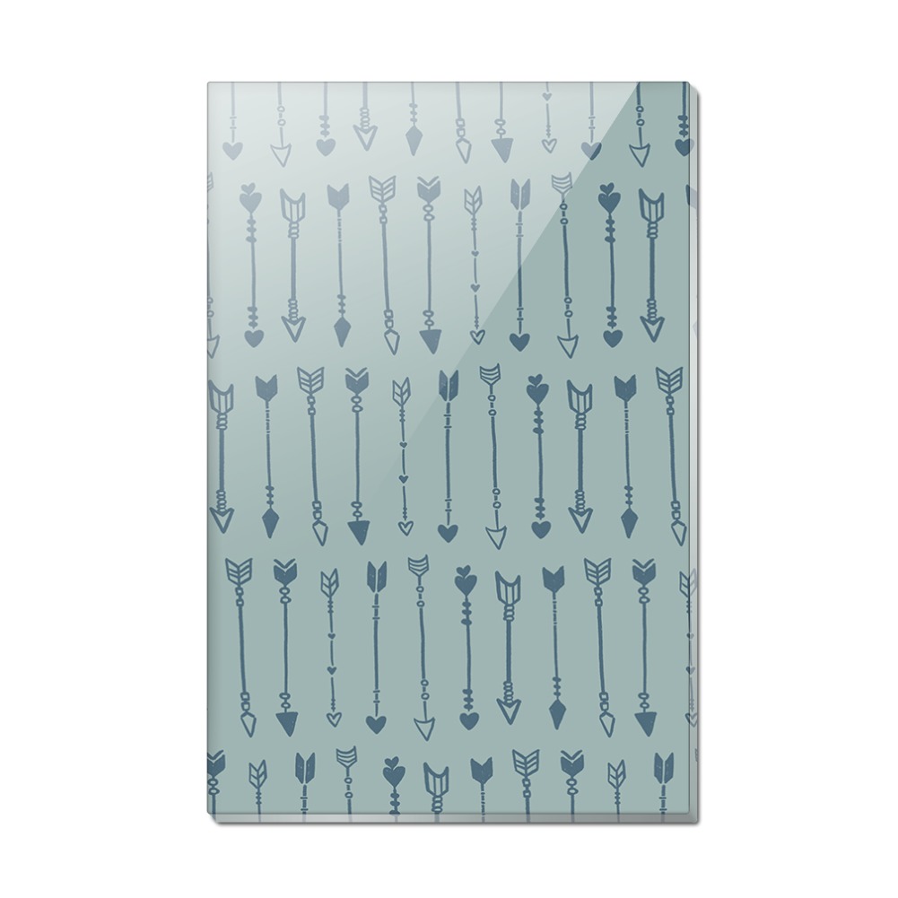 Artsy Arrows Hand Drawn Sketchy Pattern Rectangle Acrylic Fridge ...