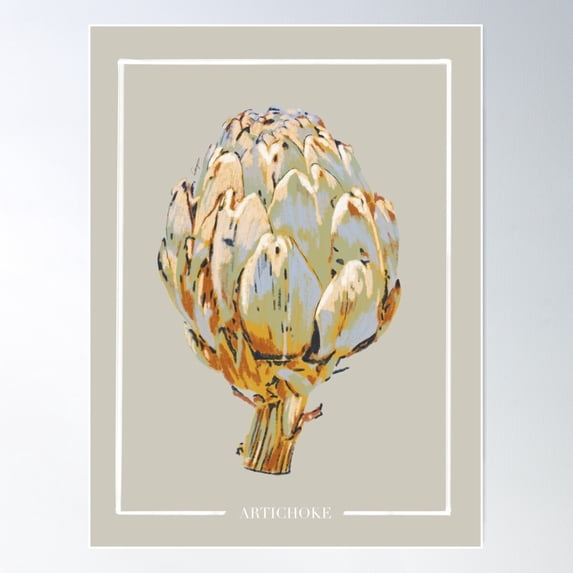 Artsy Artisjok Poster Wall Art Bedroom Wall Art Home Decor Office Wall ...