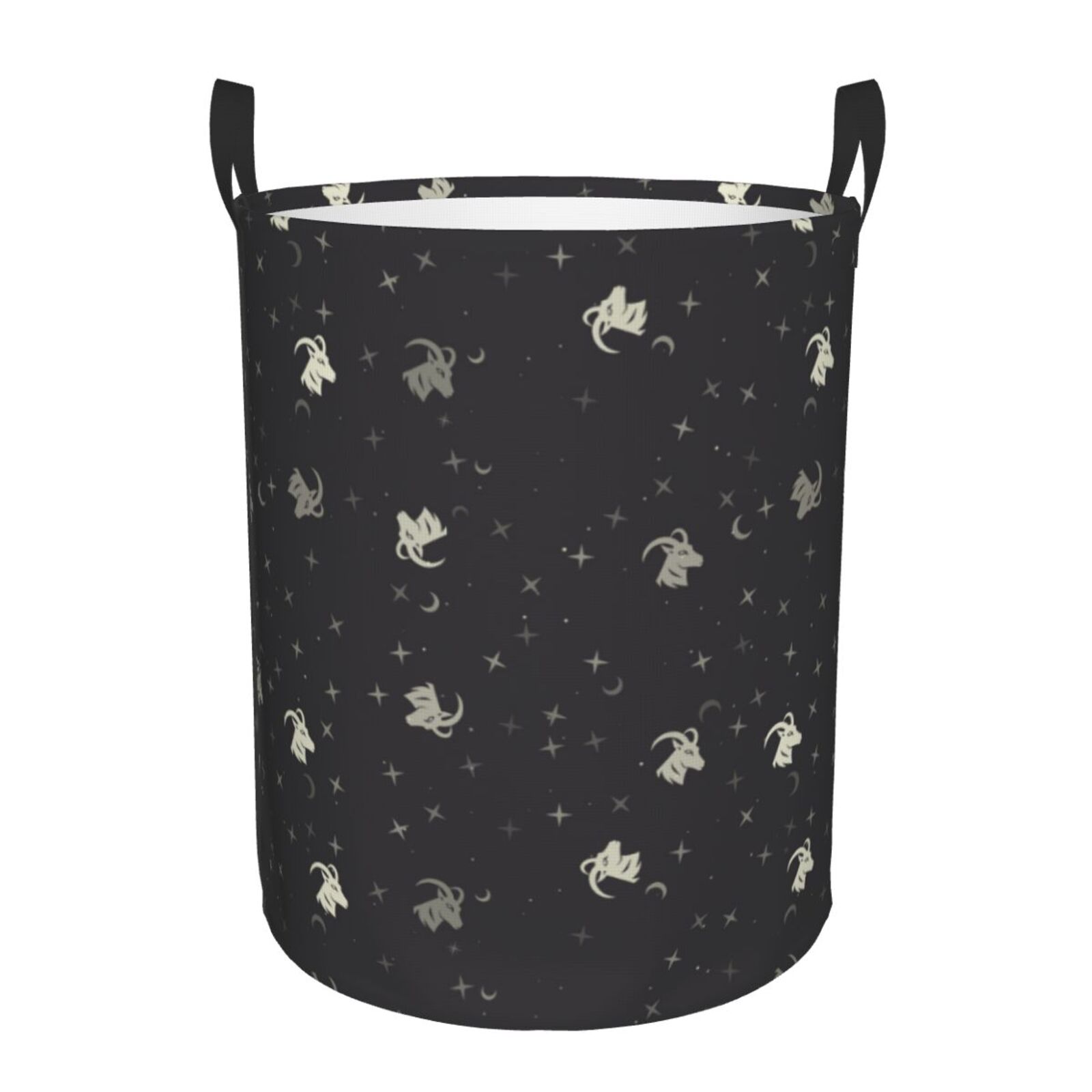 Artsy Cool Sheep Head Stars Moon Laundry Basket, Laundry Hamper ...