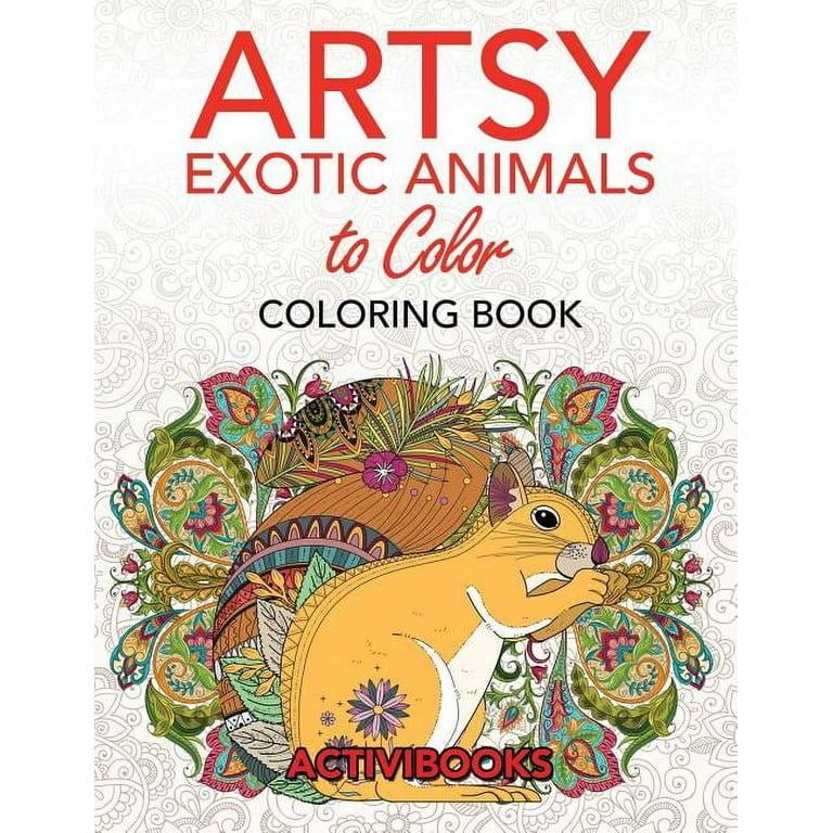 exotic coloring book