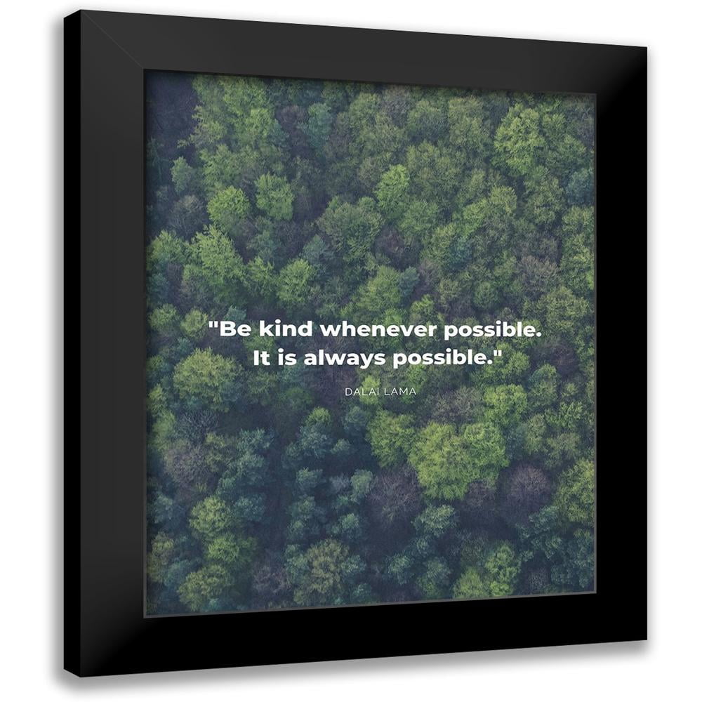 ArtsyQuotes 12x14 Black Modern Framed Museum Art Print Titled - Dalai ...