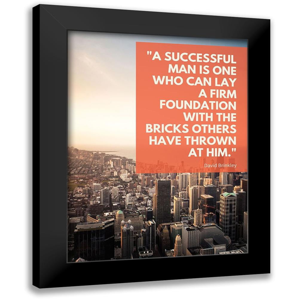 ArtsyQuotes 12x14 Black Modern Framed Museum Art Print Titled - David ...