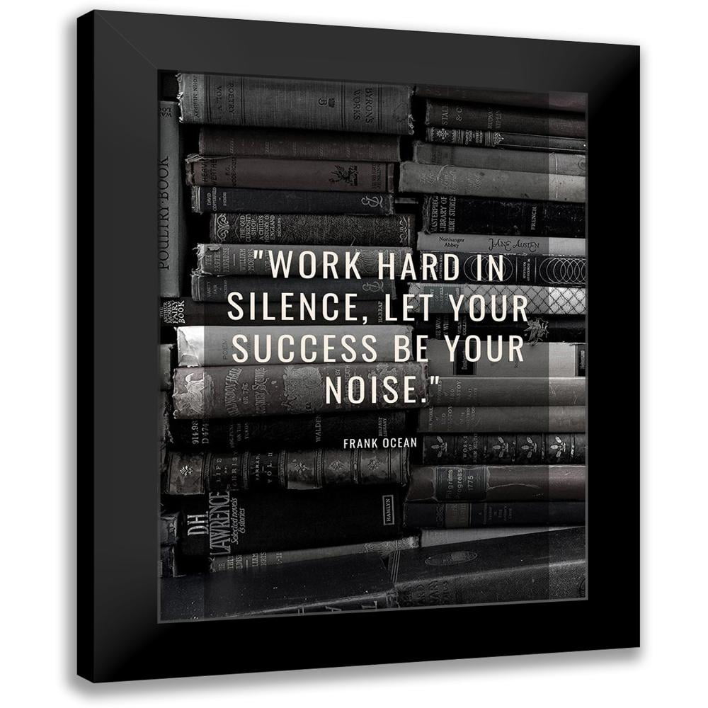 ArtsyQuotes 12x14 Black Modern Framed Museum Art Print Titled - Frank ...
