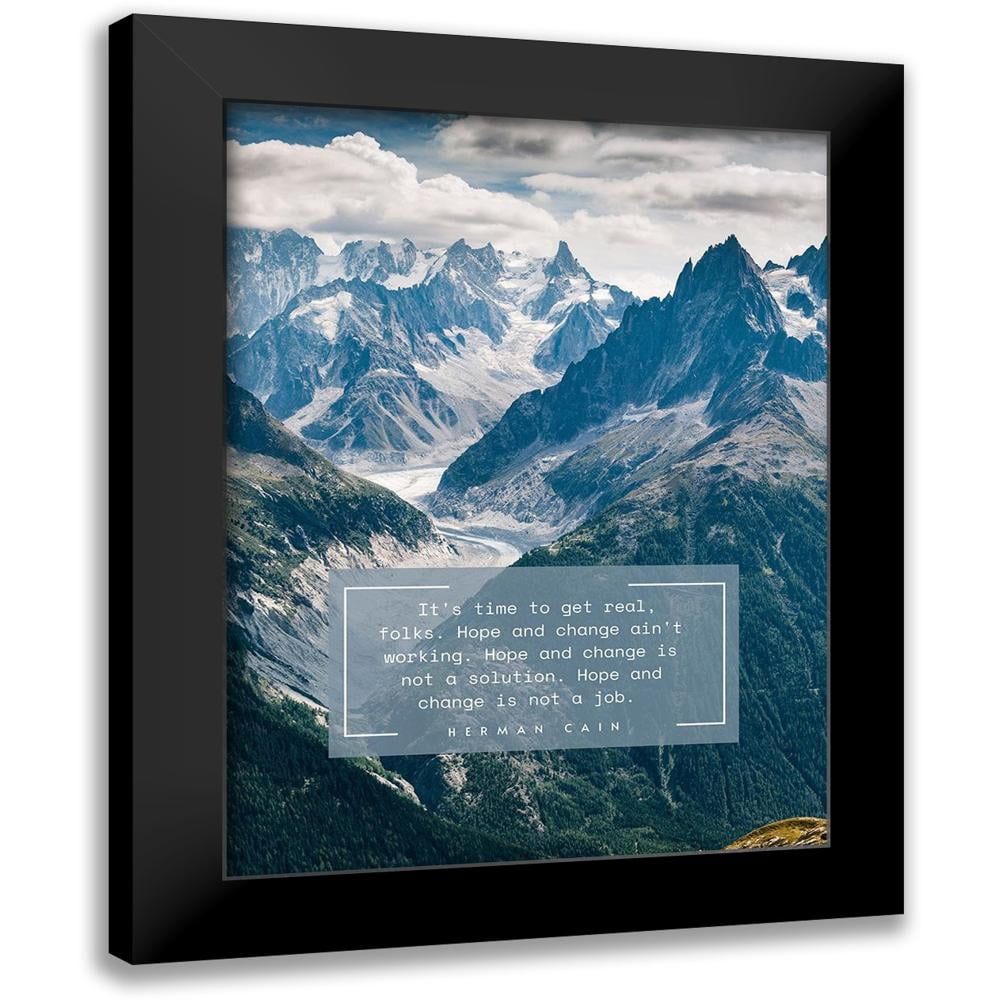 ArtsyQuotes 12x14 Black Modern Framed Museum Art Print Titled - Herman ...