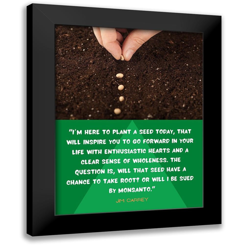 ArtsyQuotes 12x14 Black Modern Framed Museum Art Print Titled - Jim ...