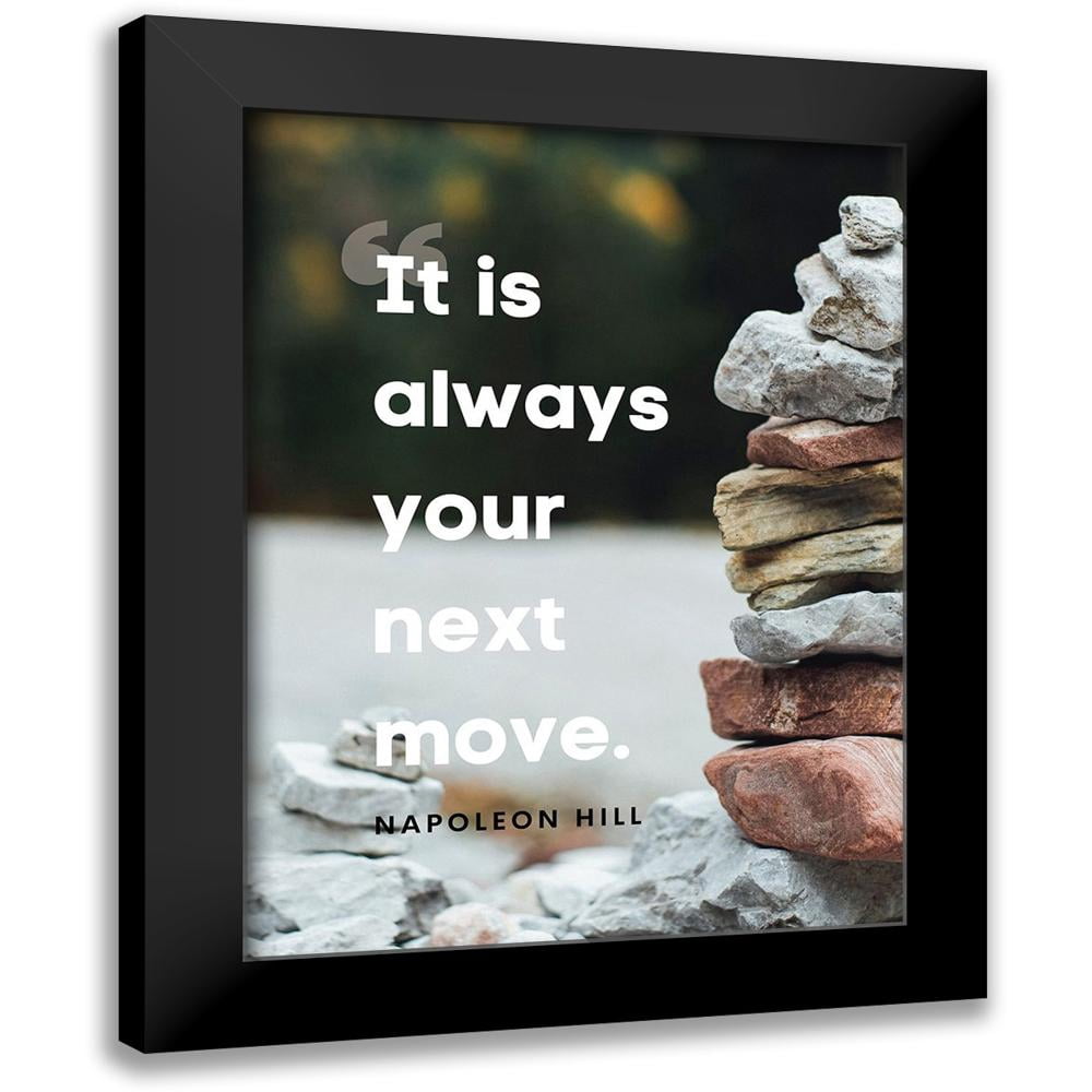 ArtsyQuotes 12x14 Black Modern Framed Museum Art Print Titled ...