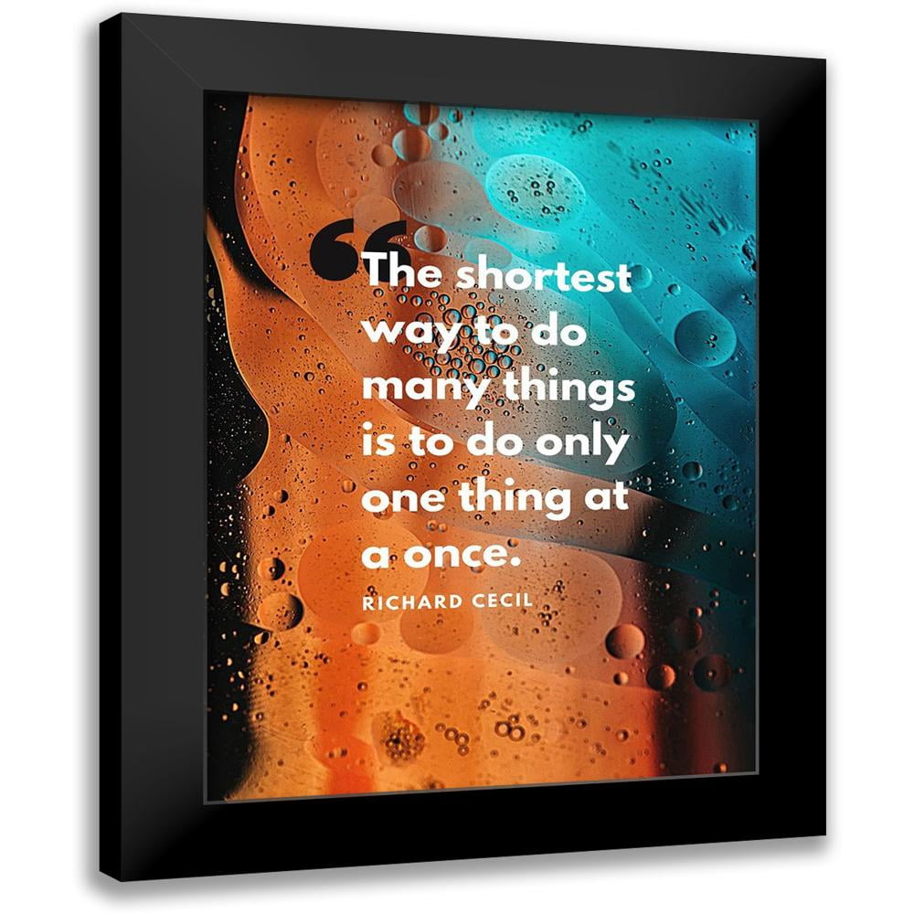 ArtsyQuotes 12x14 Black Modern Framed Museum Art Print Titled - Richard ...