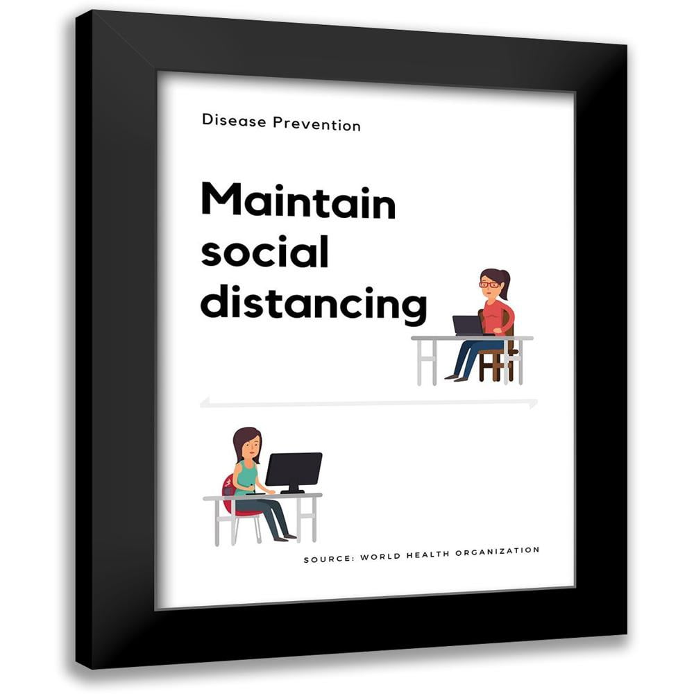 ArtsyQuotes 12x14 Black Modern Framed Museum Art Print Titled - World ...