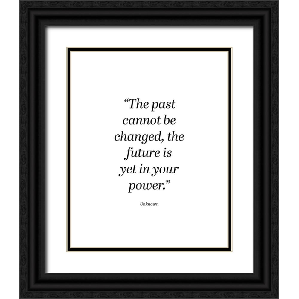 ArtsyQuotes 12x14 Black Ornate Wood Framed with Double Matting Museum ...