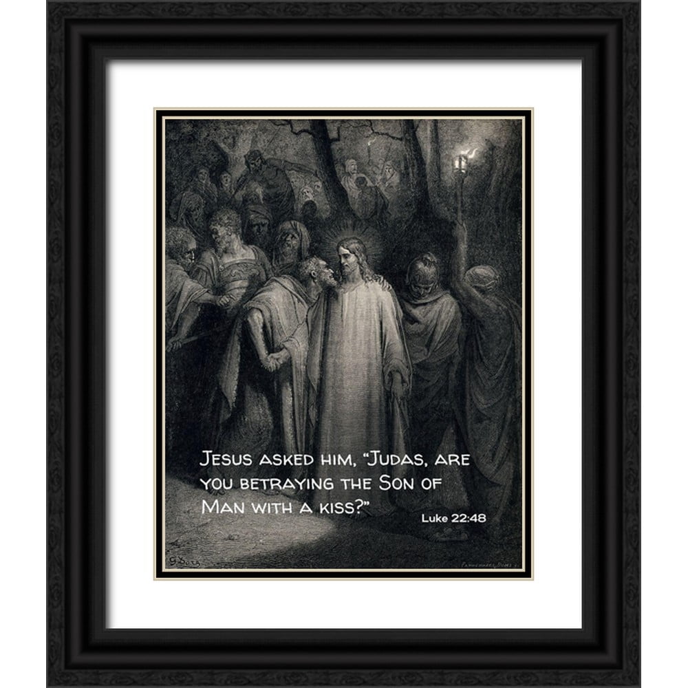 ArtsyQuotes 12x14 Black Ornate Wood Framed with Double Matting Museum ...