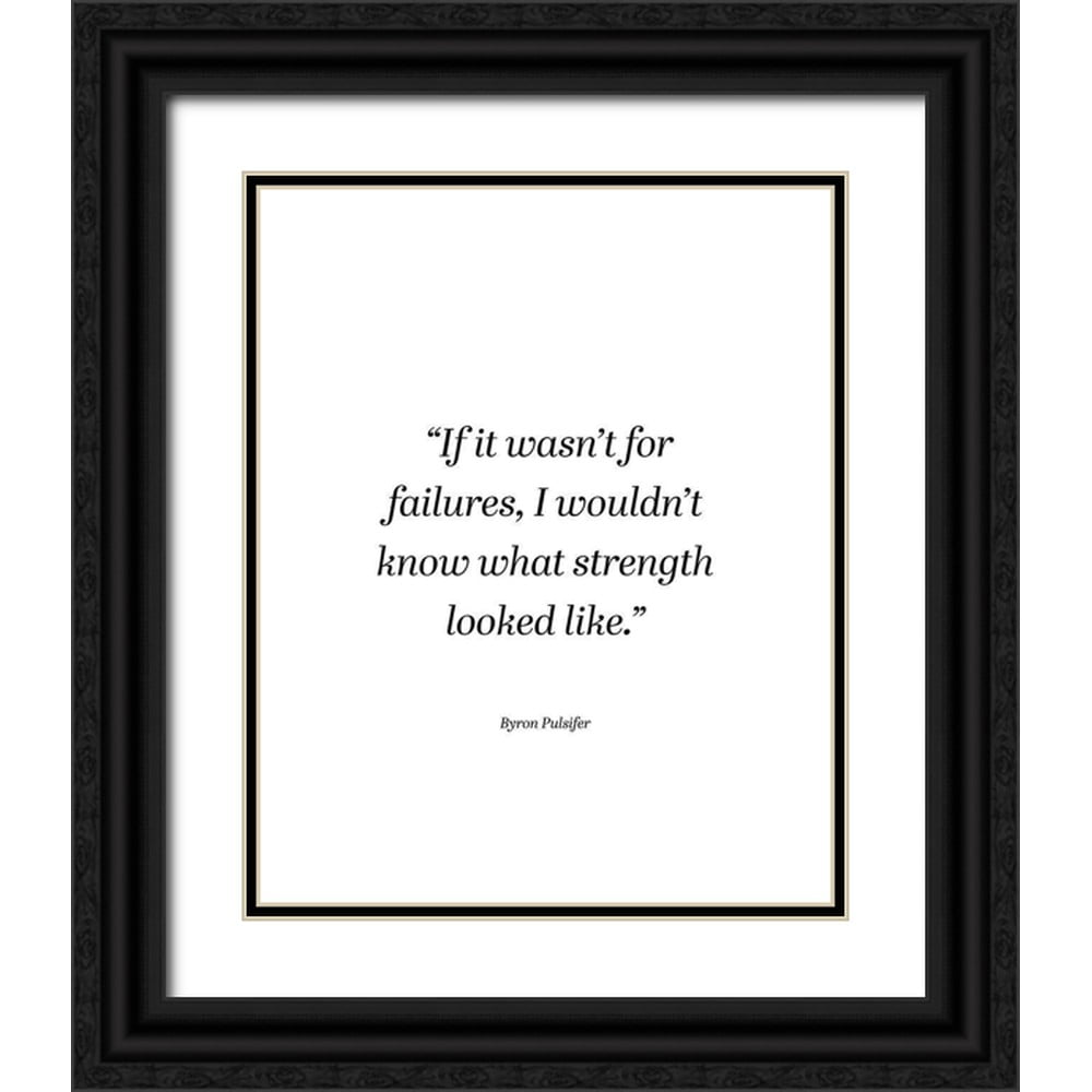ArtsyQuotes 12x14 Black Ornate Wood Framed with Double Matting Museum ...
