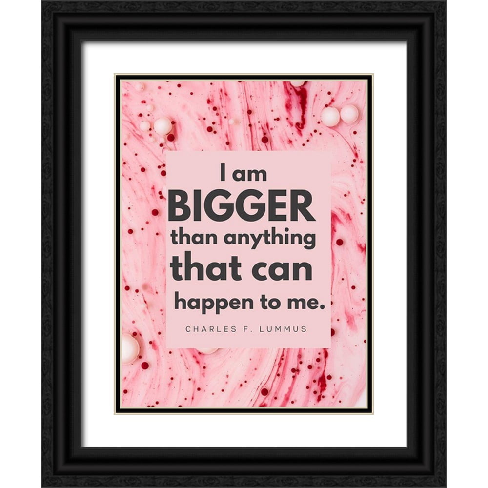 ArtsyQuotes 12x14 Black Ornate Wood Framed with Double Matting Museum ...