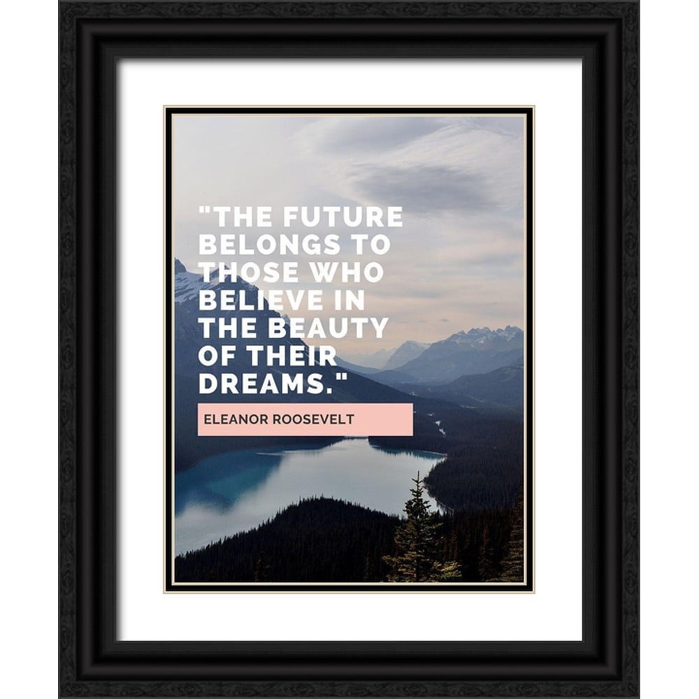 ArtsyQuotes 12x14 Black Ornate Wood Framed with Double Matting Museum ...