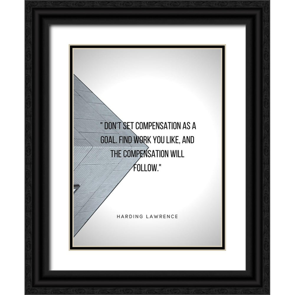 ArtsyQuotes 12x14 Black Ornate Wood Framed with Double Matting Museum ...