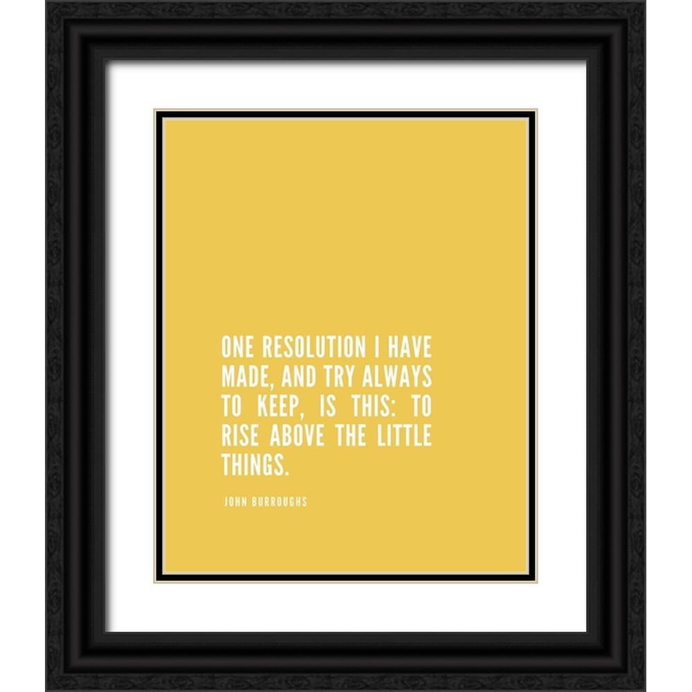 ArtsyQuotes 12x14 Black Ornate Wood Framed with Double Matting Museum ...