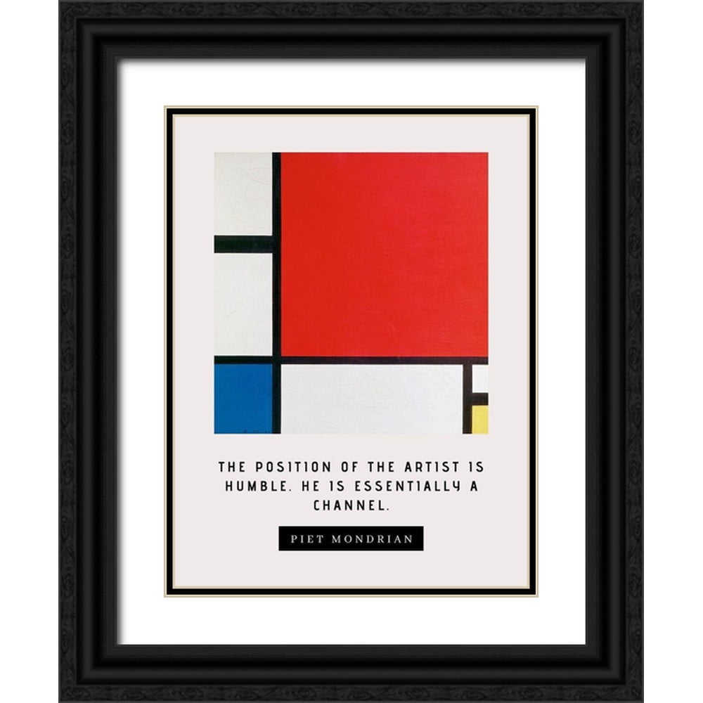 ArtsyQuotes 12x14 Black Ornate Wood Framed with Double Matting Museum ...