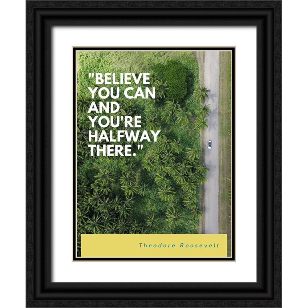 ArtsyQuotes 12x14 Black Ornate Wood Framed with Double Matting Museum ...