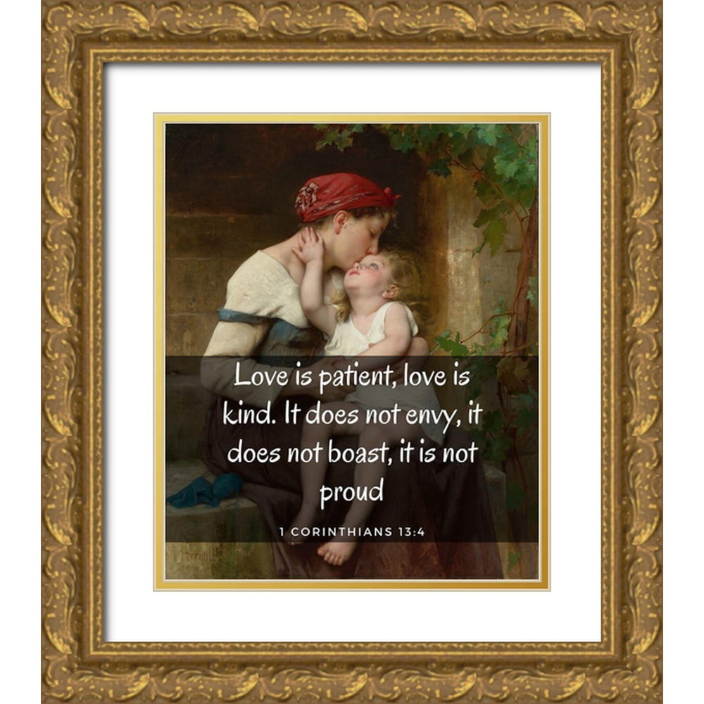 ArtsyQuotes 12x14 Gold Ornate Wood Framed with Double Matting Museum ...