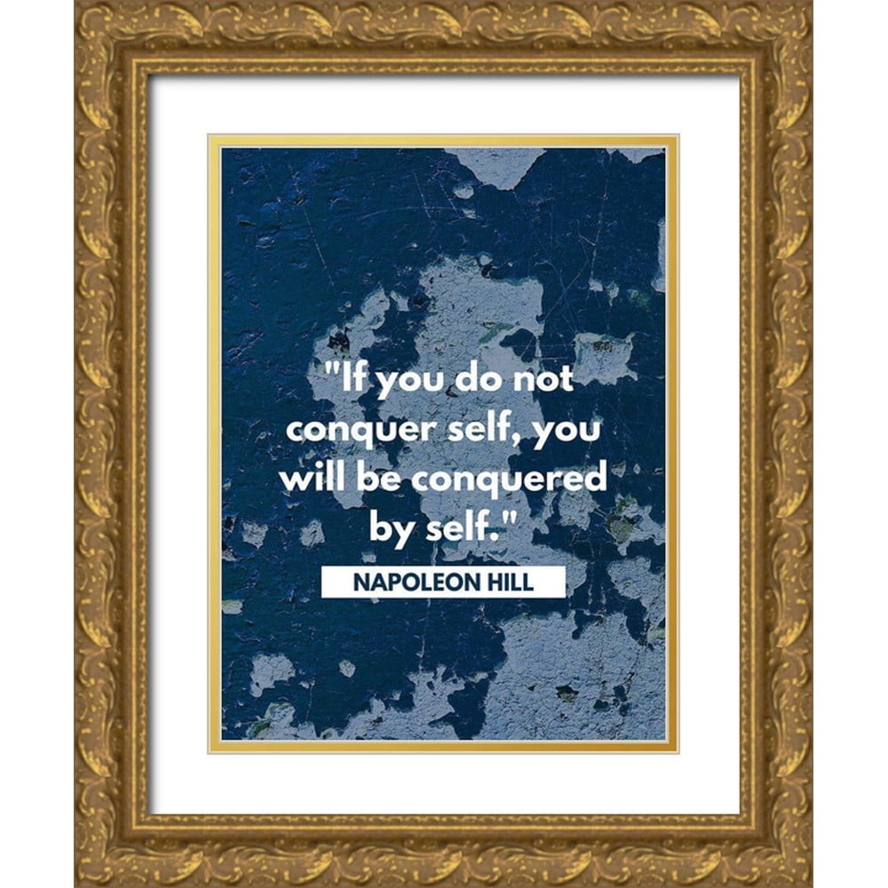 ArtsyQuotes 12x14 Gold Ornate Wood Framed with Double Matting Museum ...