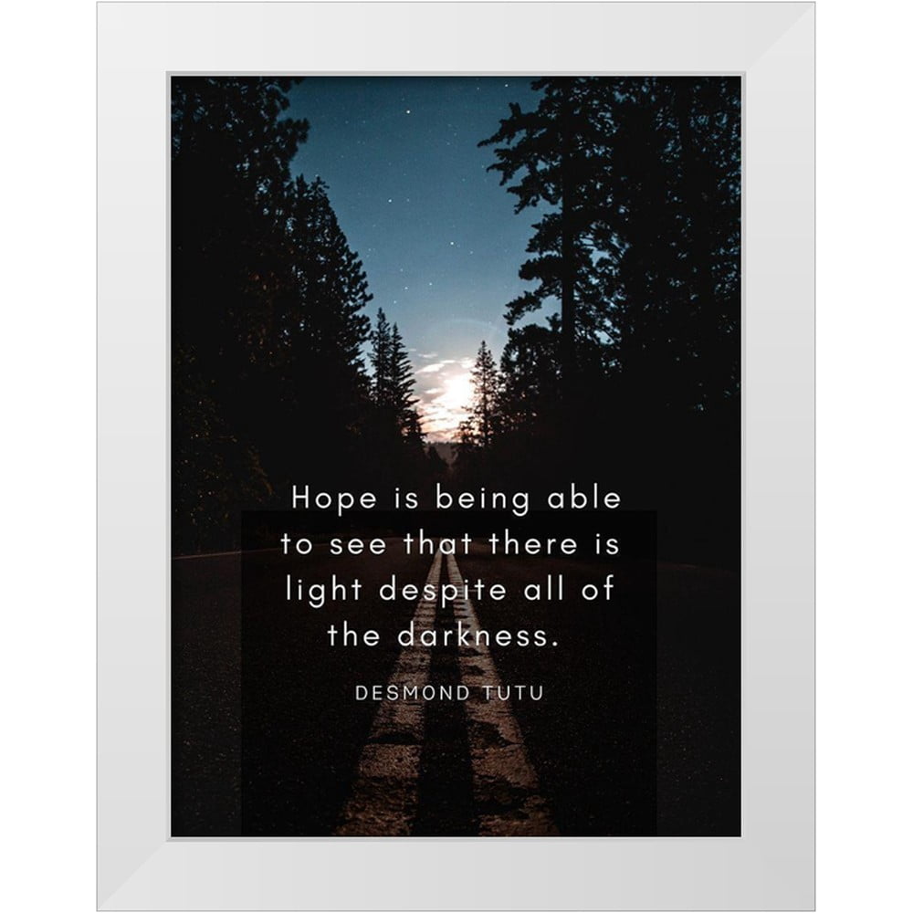 ArtsyQuotes 12x14 White Modern Wood Framed Museum Art Print Titled ...