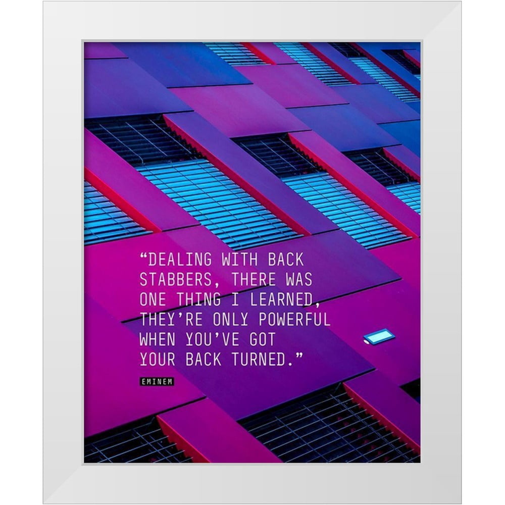 ArtsyQuotes 12x14 White Modern Wood Framed Museum Art Print Titled ...