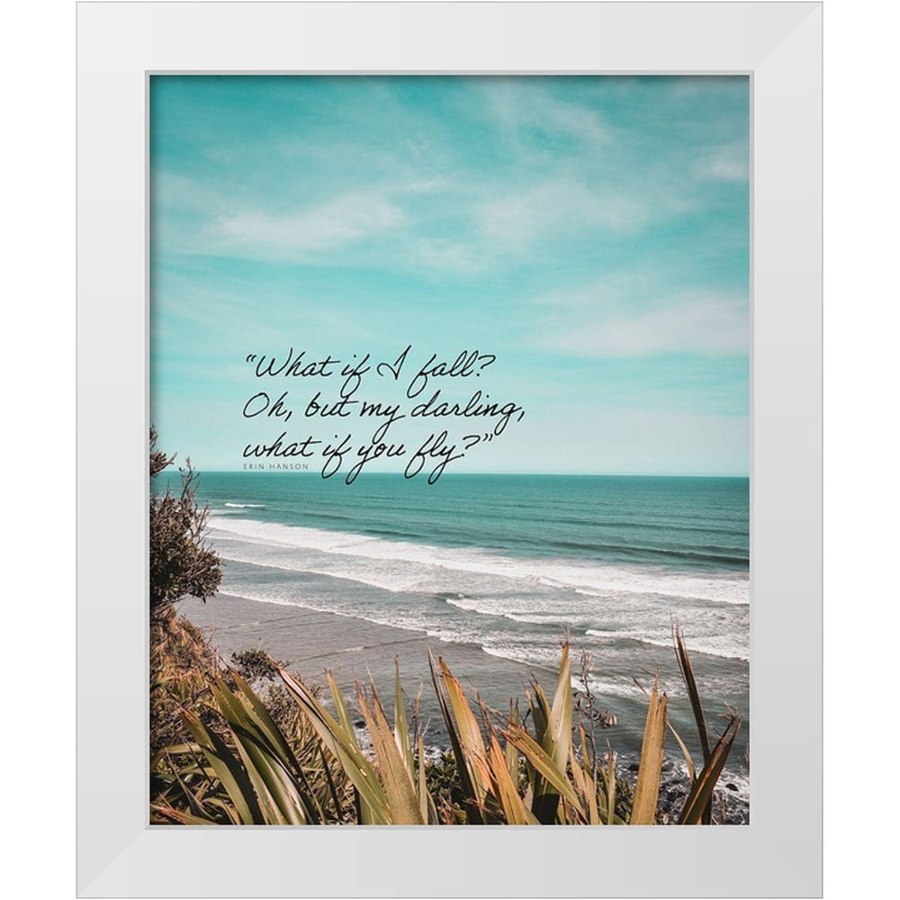 ArtsyQuotes 12x14 White Modern Wood Framed Museum Art Print Titled ...