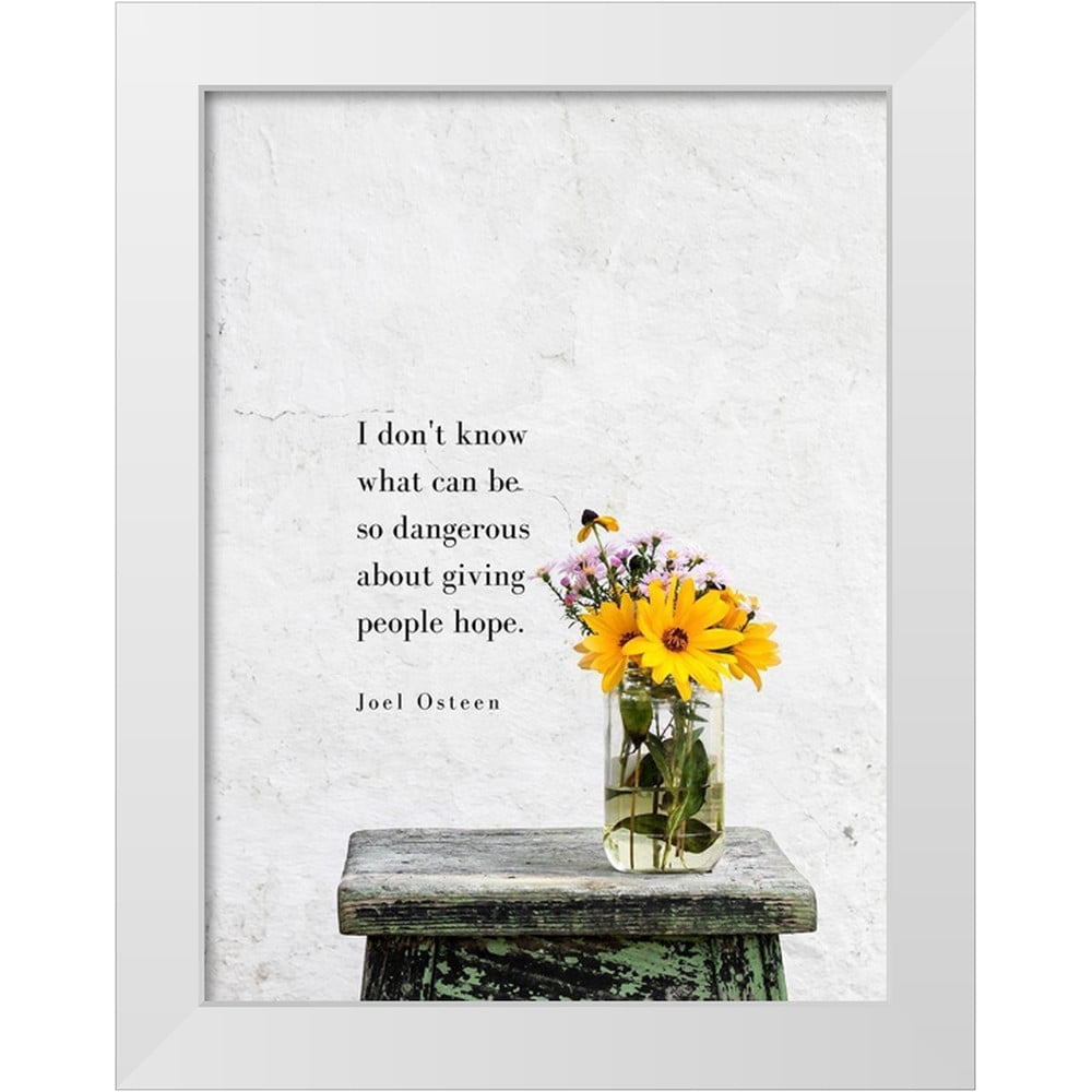 ArtsyQuotes 12x14 White Modern Wood Framed Museum Art Print Titled ...