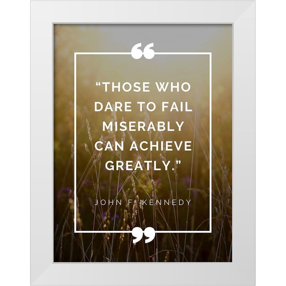 ArtsyQuotes 12x14 White Modern Wood Framed Museum Art Print Titled ...