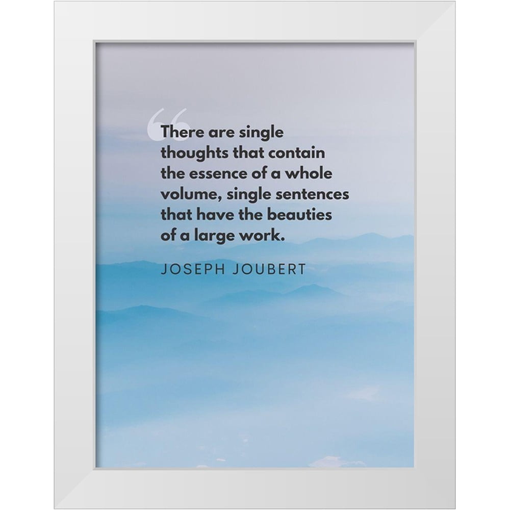 ArtsyQuotes 12x14 White Modern Wood Framed Museum Art Print Titled ...
