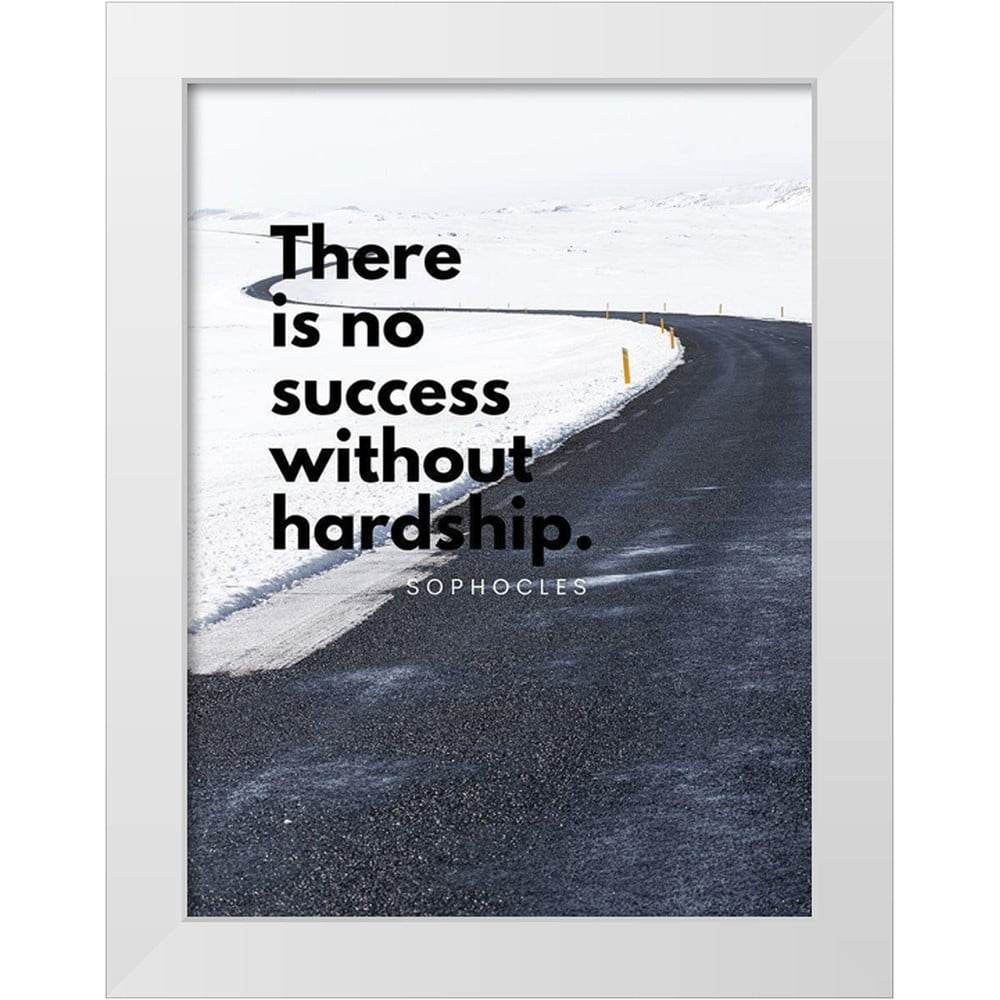 ArtsyQuotes 12x14 White Modern Wood Framed Museum Art Print Titled ...