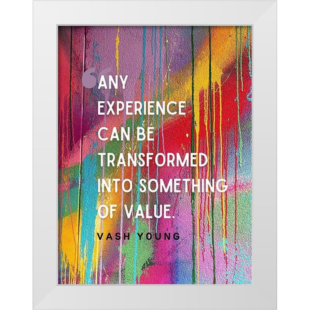 ArtsyQuotes 12x14 White Modern Wood Framed Museum Art Print Titled ...